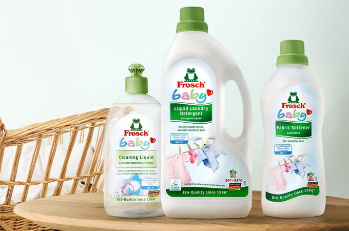FROSCH BABY skalbimo ir švaros priemonės - Prekės - Tėvų Darželis