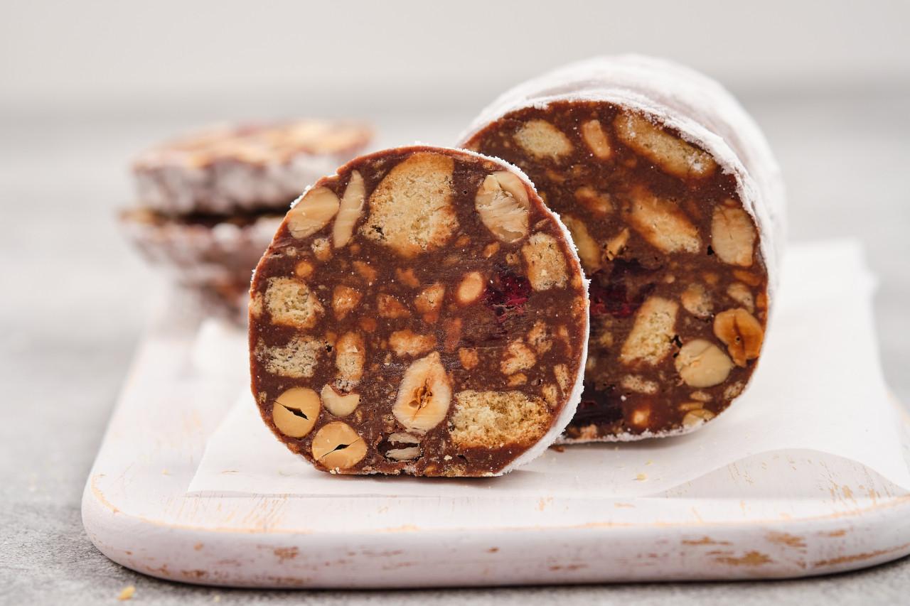 Šokoladinis tinginys su riešutais | Tėvų Darželis