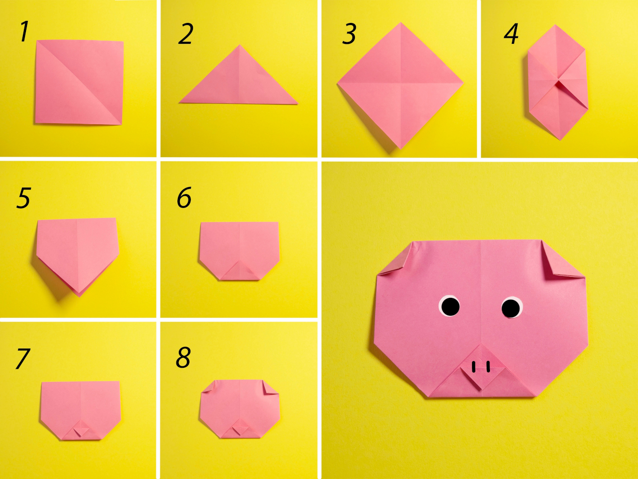 Lankstymas iš popieriaus (origami) vaikams: 10 schemų žingsnis po ...