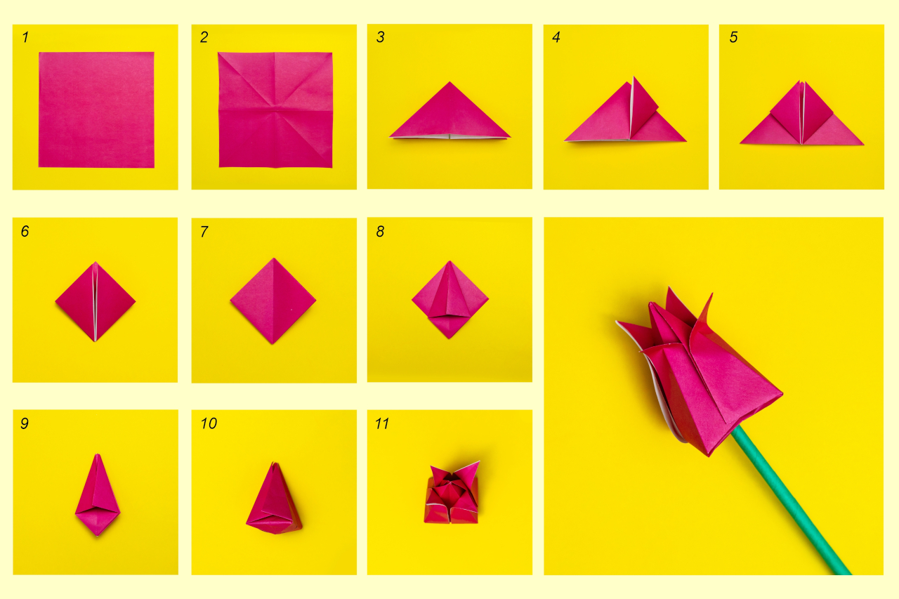 Lankstymas iš popieriaus (origami) vaikams: 10 schemų žingsnis po ...