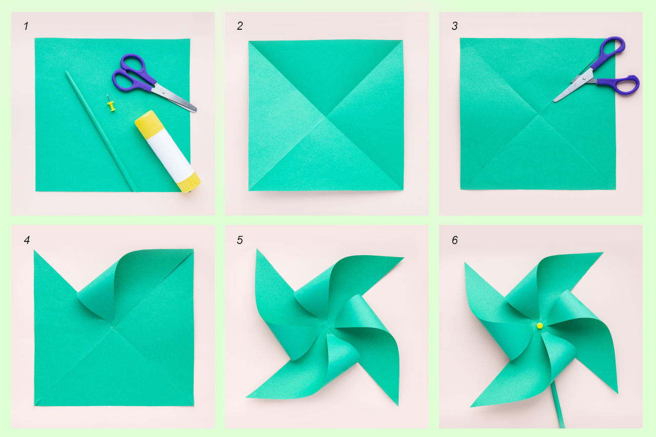 Lankstymas iš popieriaus (origami) vaikams: 10 schemų žingsnis po ...
